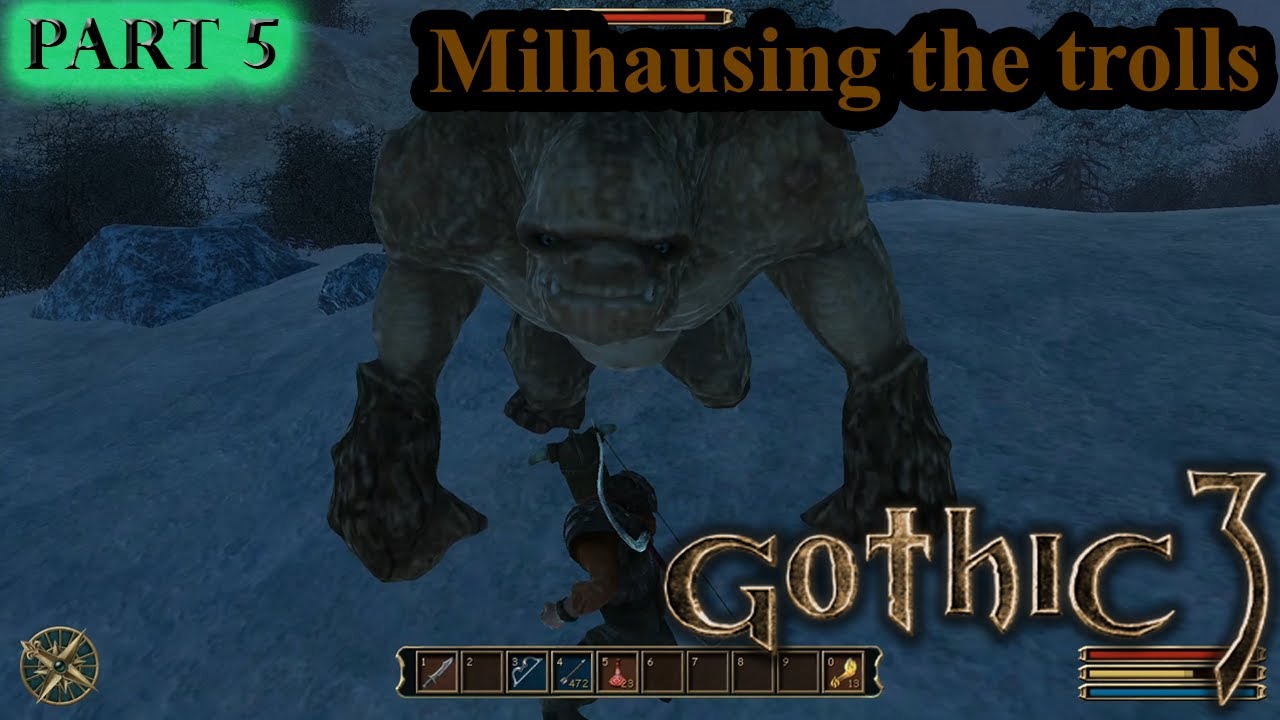 GOTHIC 3 - part 5: Milhausing the troll - YouTube