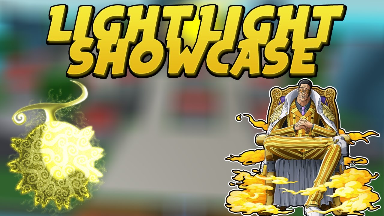 LIGHT LIGHT FRUIT SHOWCASE!! | ONE PIECE AWAKENING | ROBLOX - YouTube