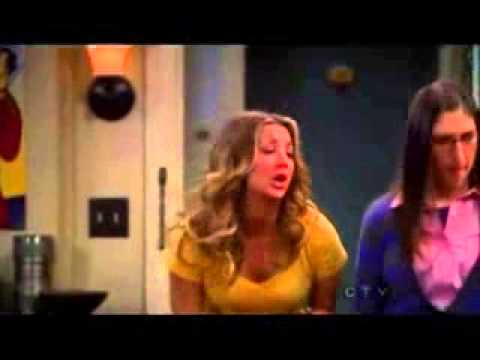 The Big Bang Theory Penny shouting "OOOOH BURN" - YouTube