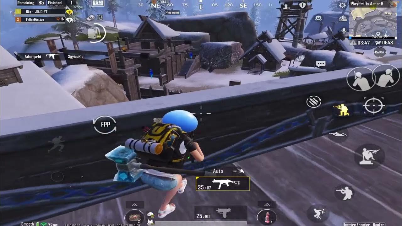 Bgmi 1v4 clutch gameplay | conqueror lobby full rush gameplay - YouTube