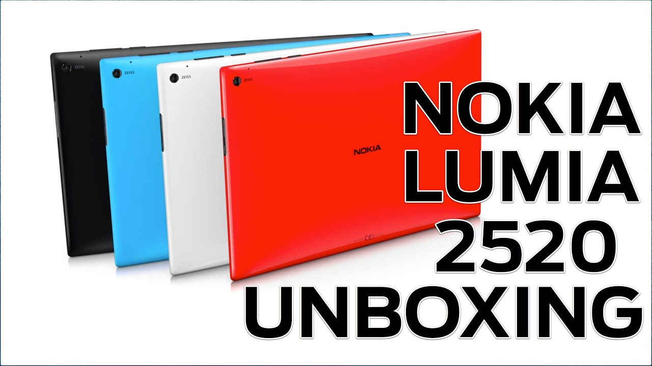 Nokia Lumia 2520 Windows Tablet Unboxing - YouTube