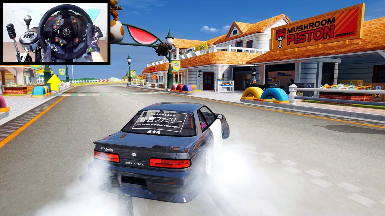 Yoshi's Island (Super Mario) - Nissan S13 Drift | Steering Wheel ...