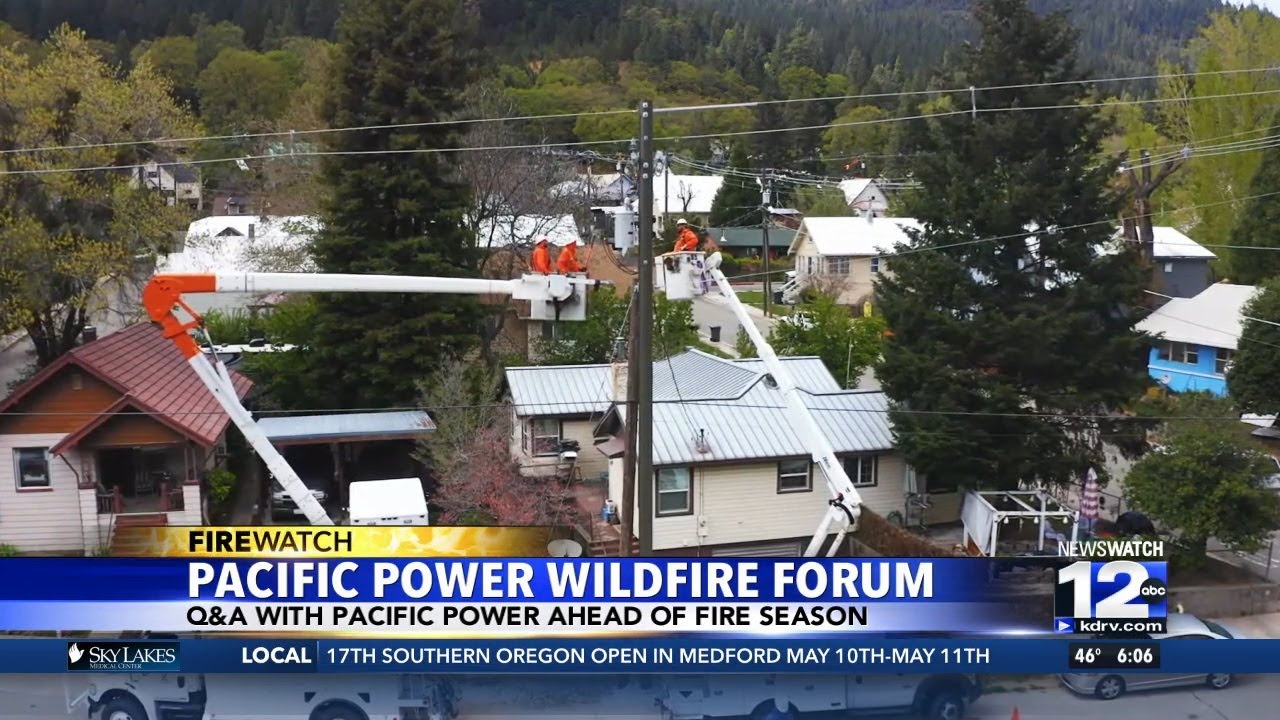 Local outages a hot topic at Medford Pacific Power forum - YouTube