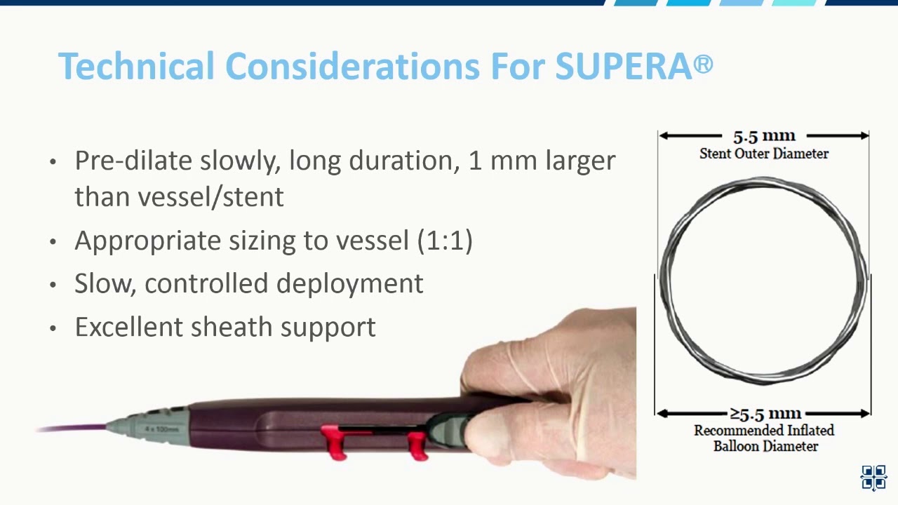 Supera Nitinol Woven Stent, When and Why? - Matthew Bunte, MD - YouTube