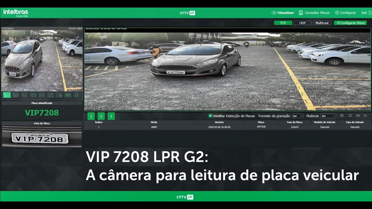 VIP 7208 LPR G2: A câmera Intelbras para leitura de placa veicular ...