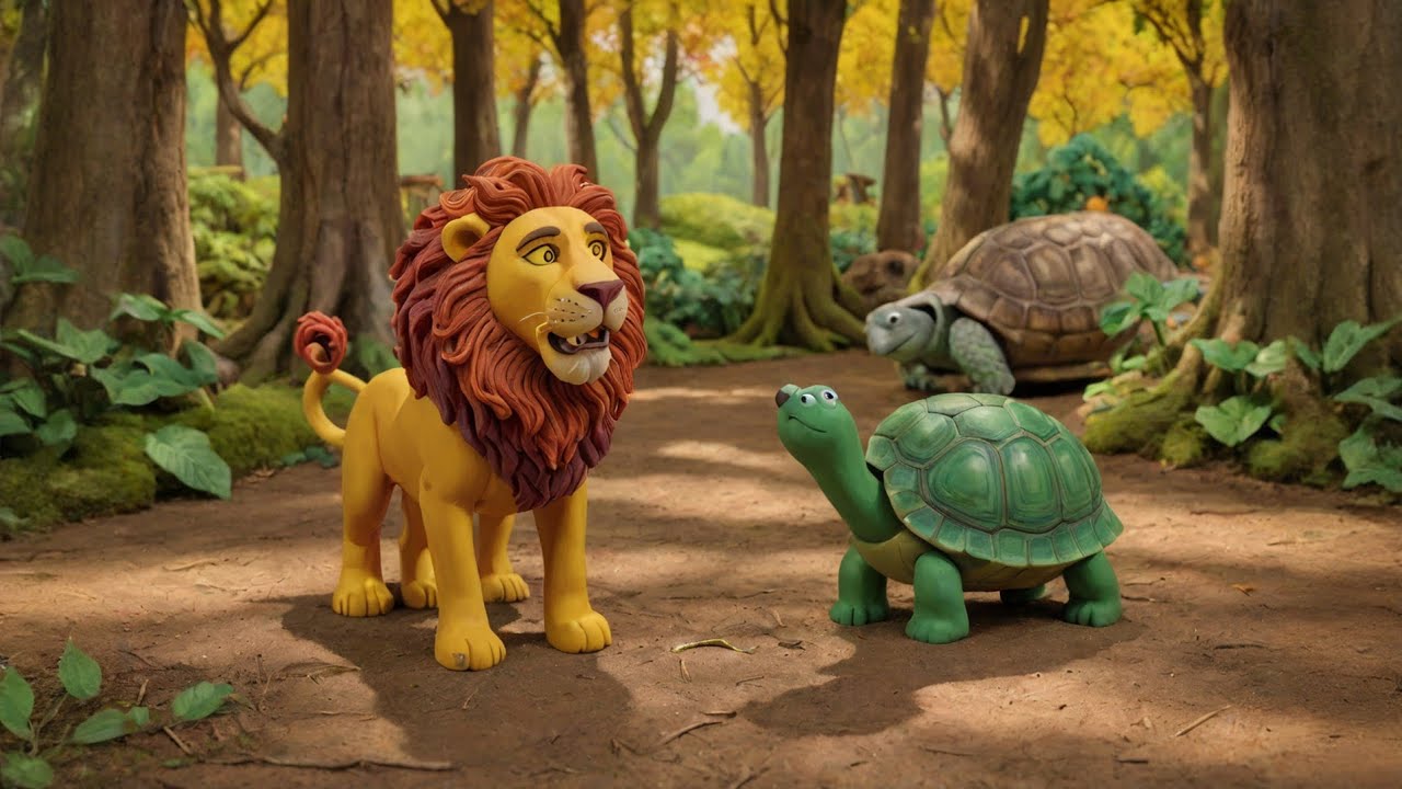 The Lion and the Turtle's Legacy| Bedtime Stories for Kids in English ...