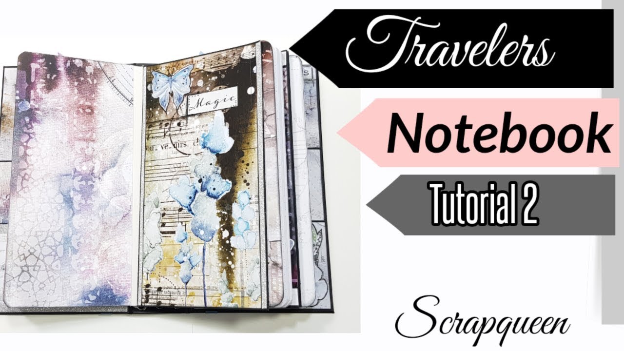 tutorial #2 DIY Travelers Notebook Style ( maremismallart papers ...