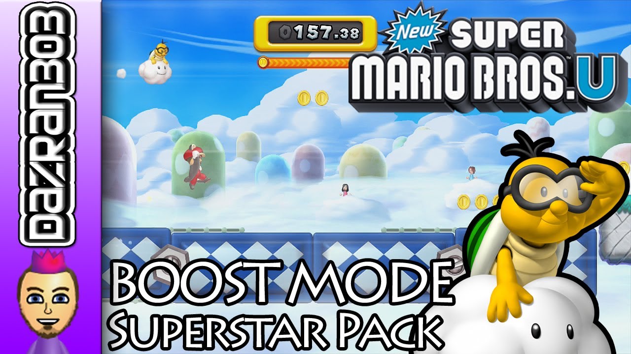 NEW SUPER MARIO BROS. U BOOST RUSH - Superstar Pack Dazran303 WiiU ...