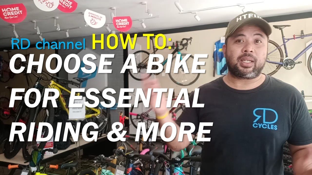 how to choose a bike for essential riding - YouTube
