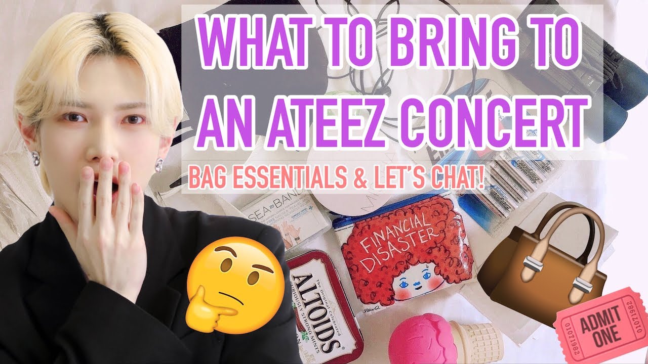 What To Bring To An Ateez Concert + Let's Chat! 💜 - YouTube