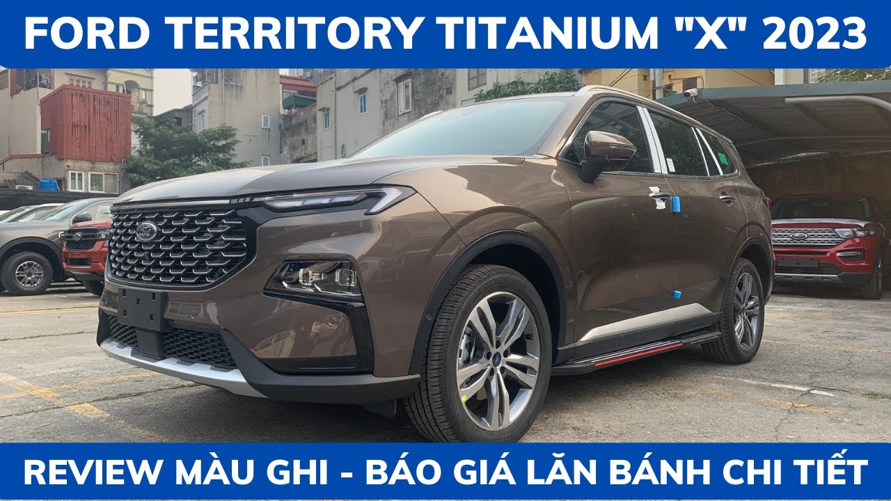 Review Ford Territory Titanium X 2023 Màu Ghi | Báo giá lăn bánh chi tiết - YouTube