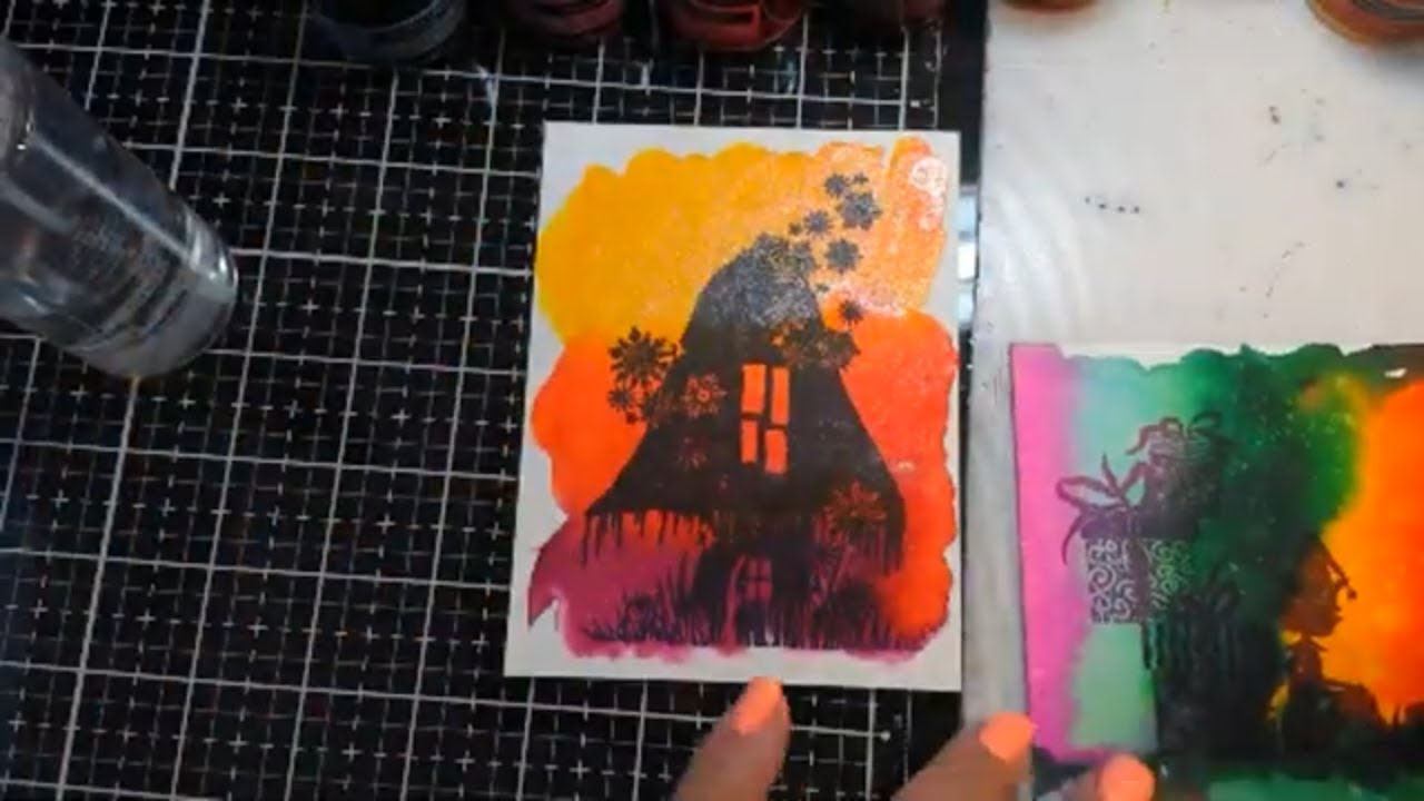 Spectrum Noir Sparkle inks - YouTube