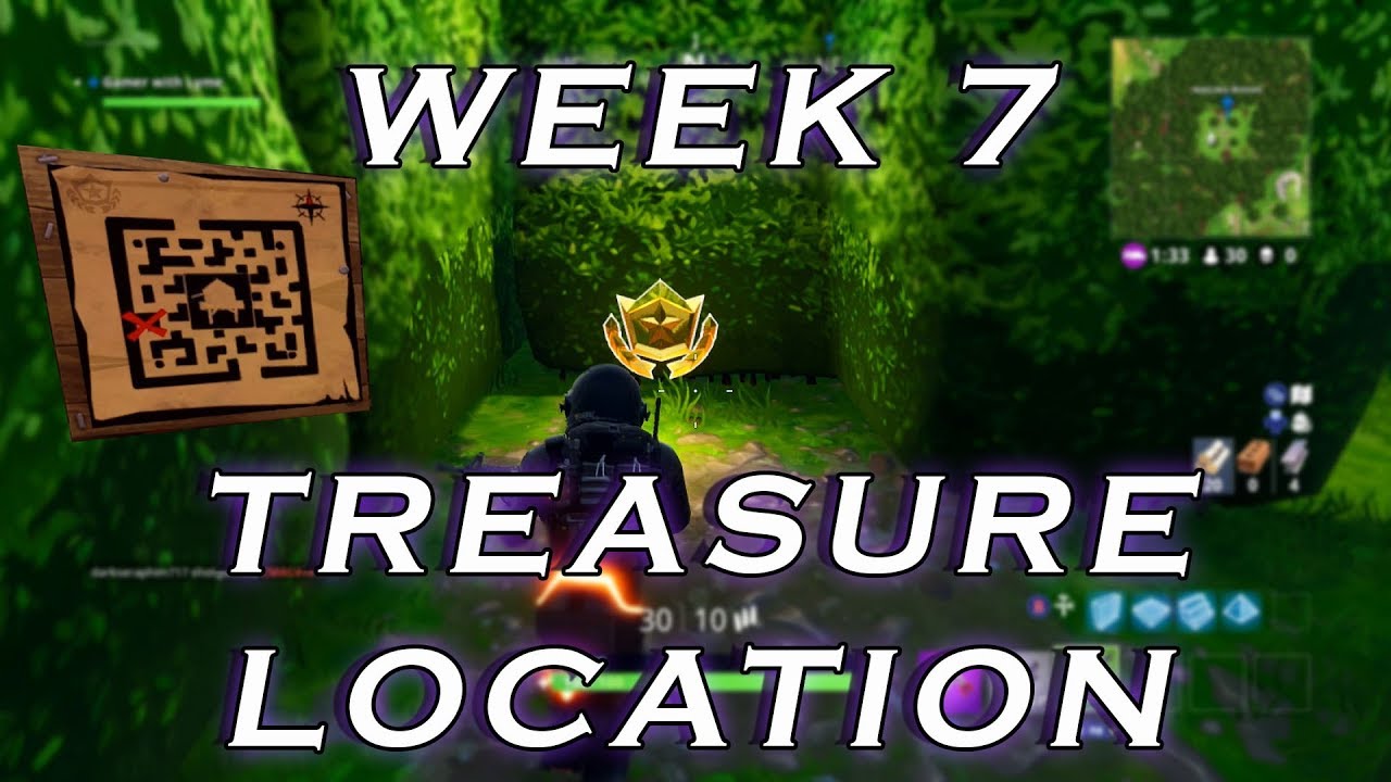 Retail Row Treasure Map Loot Location! Wailing Woods Secret Treasure ...
