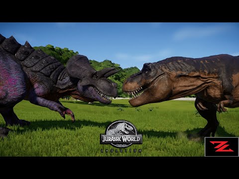 ULTIMASAURUS VS T REX 🦖 Dinosaurs Battle - Jurassic World Evolution