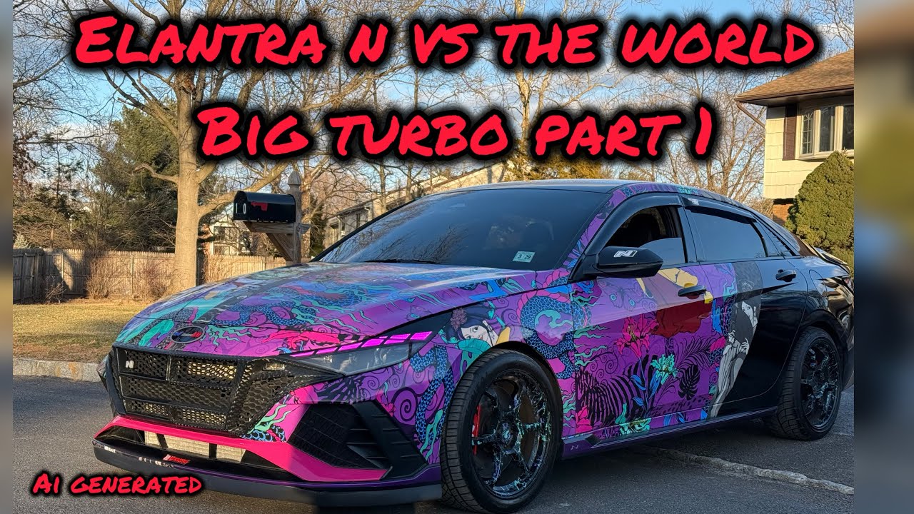 Elantra N vs over 500whp big turbo ctr / gti /other - YouTube