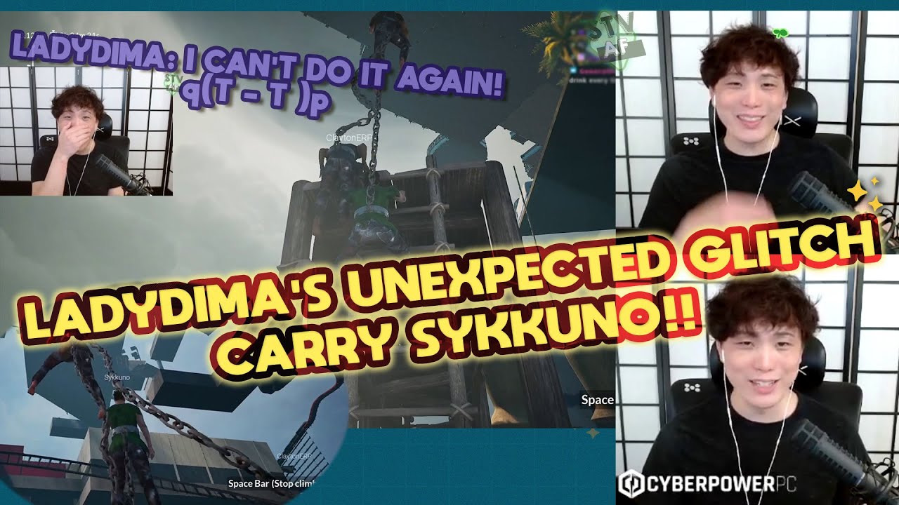 The Dubai Special! LadyDima's UNEXPECTED GLITCH can hold ladder to ...