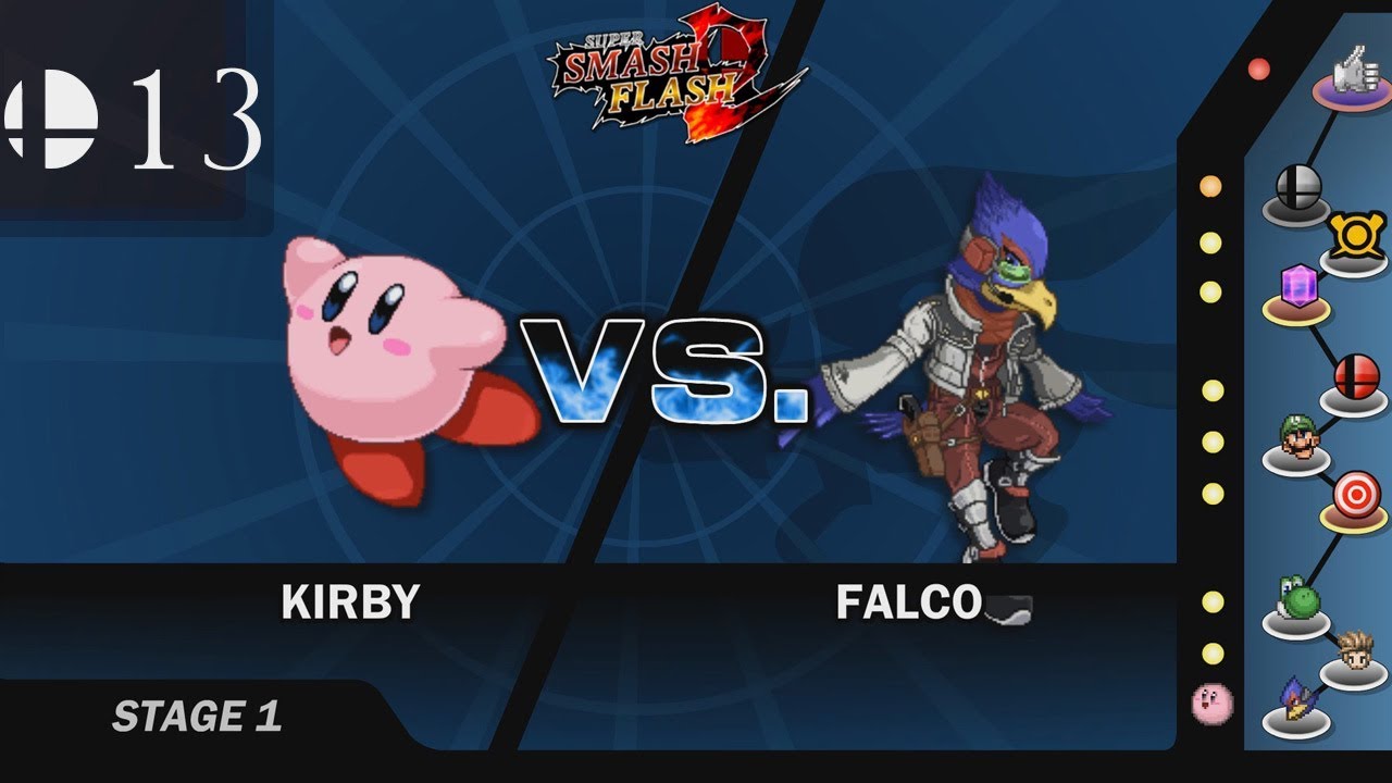 Super Smash Flash 2 | Classic Mode: Kirby - YouTube