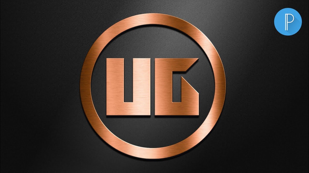 How to make UG Logo | YouTube logo kaise banaye | Logo Design - YouTube