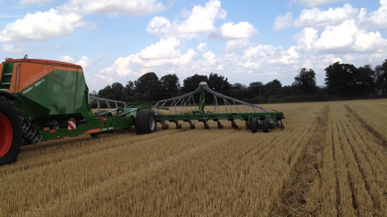 Drilling with the Amazone Condor 15001 - YouTube