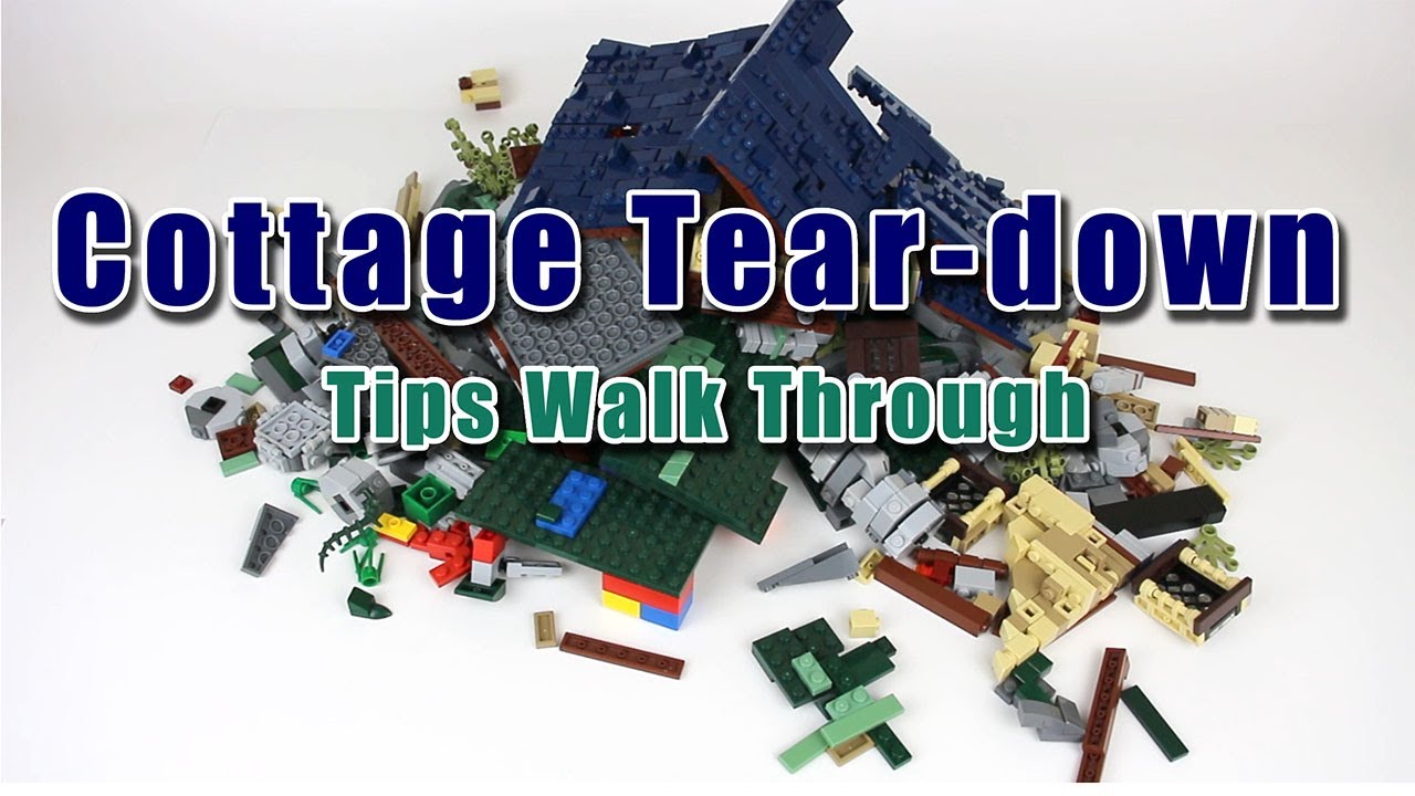 LEGO Medieval Cottage MOC Breakdown | Tutorial on Freeform, Terrain ...