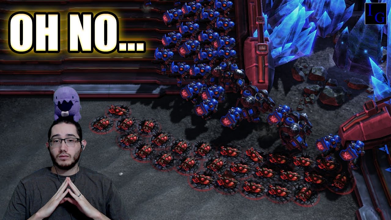 Walking over BURROWED BANELINGS?! | StarCraft 2 SC2 Viewer Challenge ...