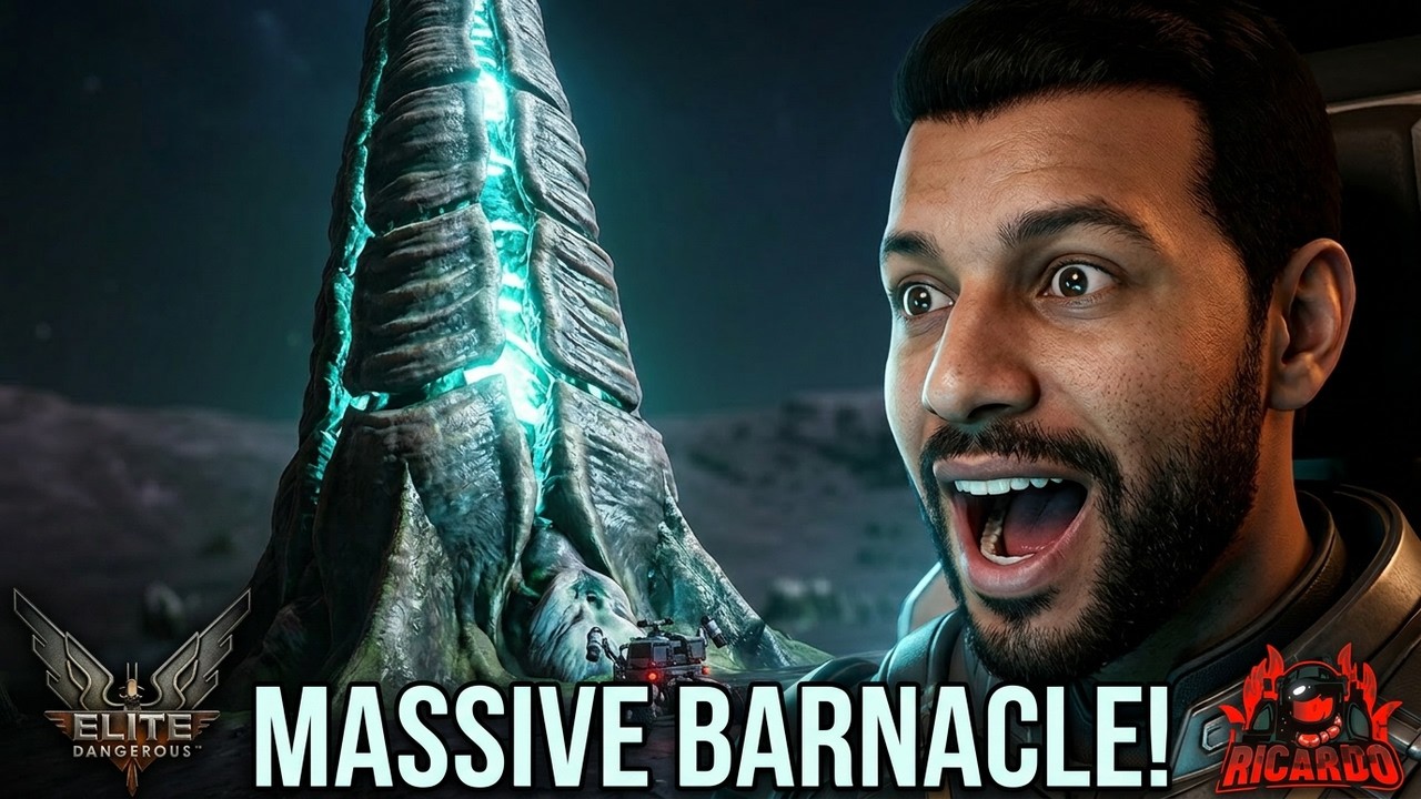 Finding the Biggest Thargoid Barnacle in Elite Dangerous - YouTube
