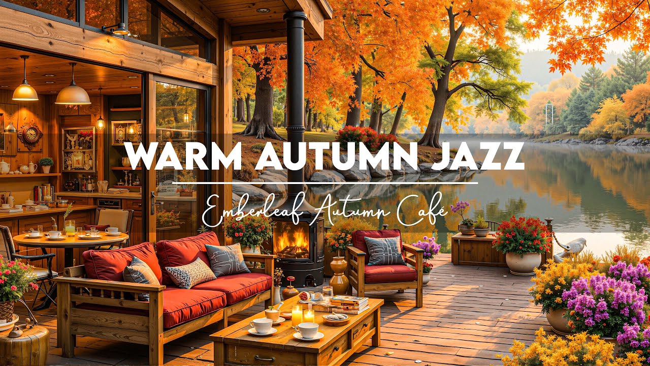 Good Mood Jazz Music 🍂 Soft Autumn Jazz & Cozy Coffee Shop Ambience ...