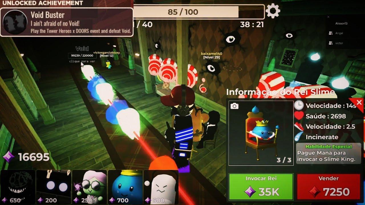 MATAMOS O VOID!! - ROBLOX: TOWER HEROES (PEGANDO A BADGE 'Void Buster ...