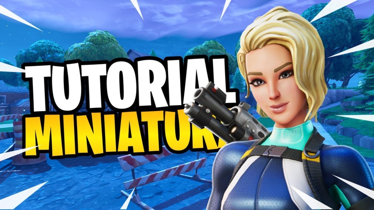 Como HACER MINIATURAS de FORTNITE (Parte 2) - YouTube