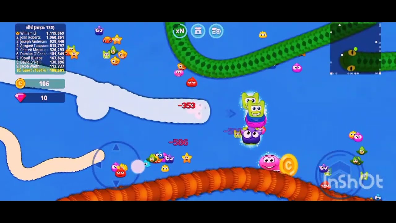 #warm hunt #snake game io zone (100000)m begging snake warm - YouTube