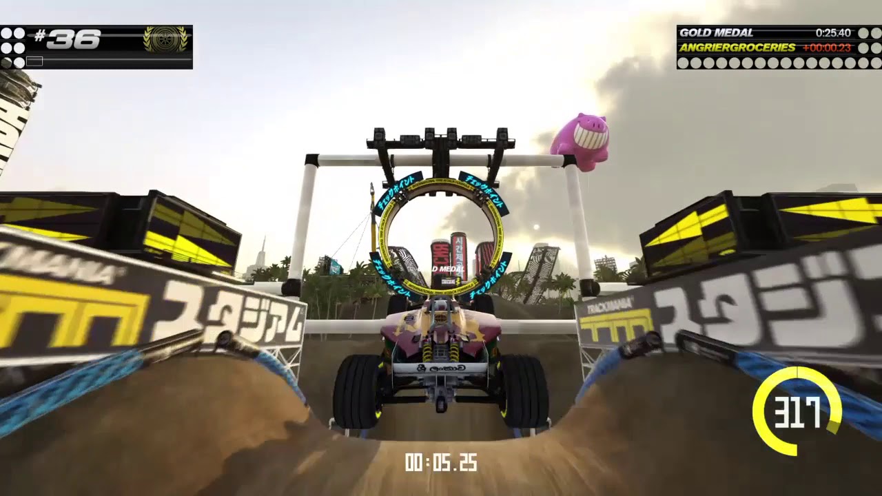 Trackmania Turbo International Stadium White Speedrun - YouTube