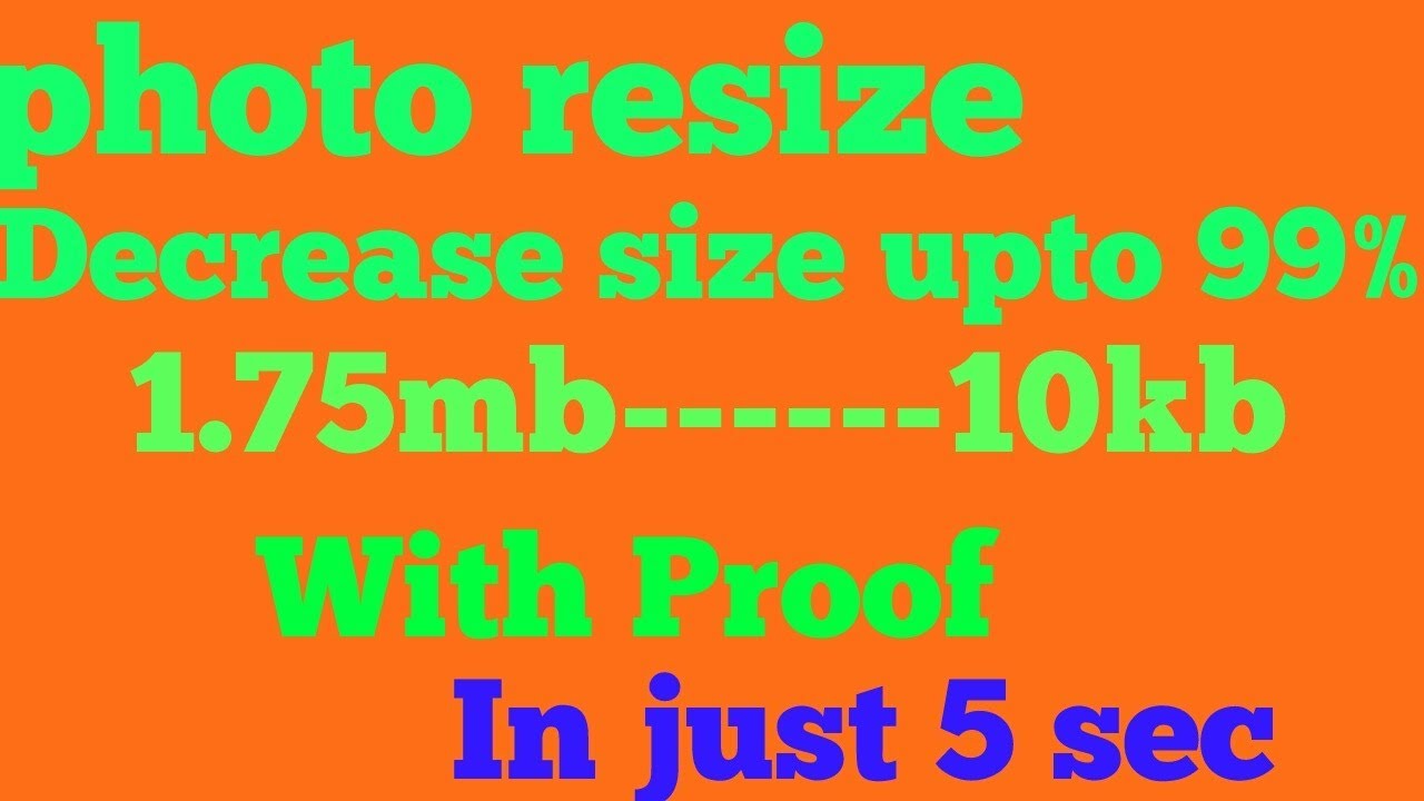Resize Photo Size Upto 99 How To Reduce Photo Size In KB How To resize-photo-size-upto-99-how-to-reduce-photo-size-in-kb-how-to