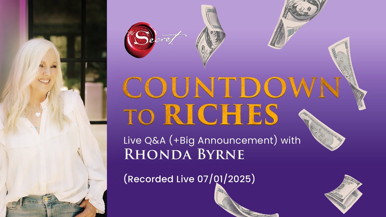 Countdown to Riches | RHONDA Q&A + BIG Announcement - YouTube