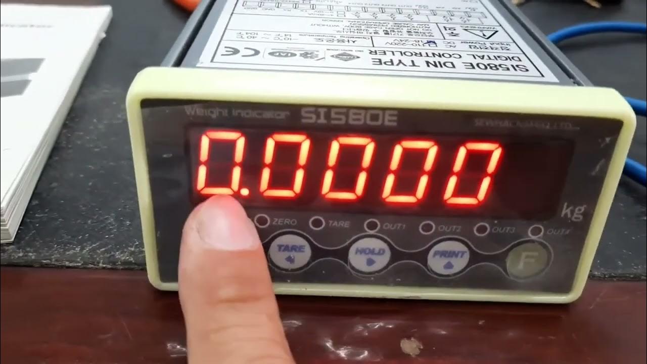 Hiệu chuẩn đầu cân SI580E - YouTube