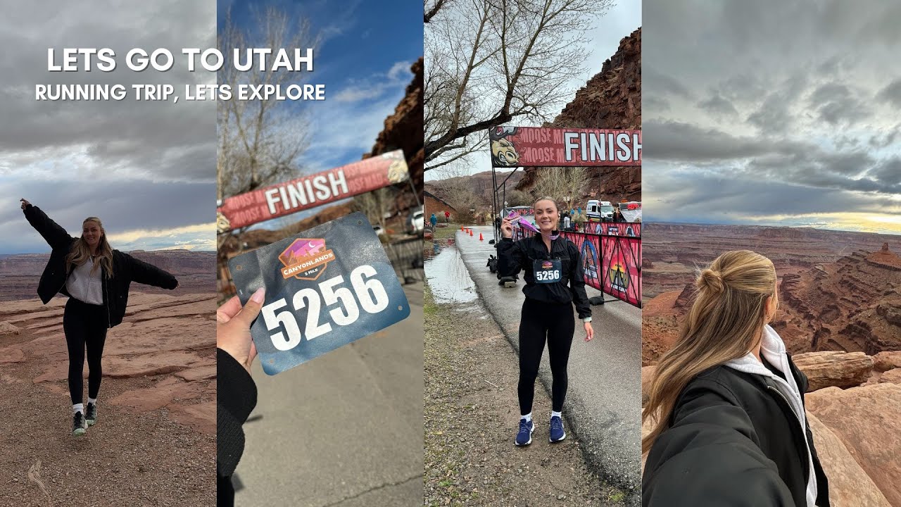 LETS RUN AROUND UTAH | 5 mile race, solo trip, exploring Utah - YouTube