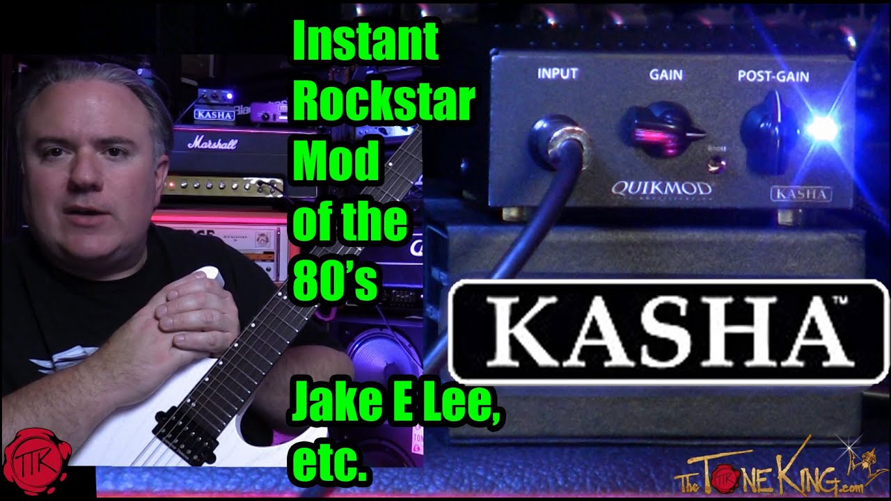 KASHA QUIKMOD III - Rockstar Mod of the 80's - Jake E Lee, etc. - YouTube