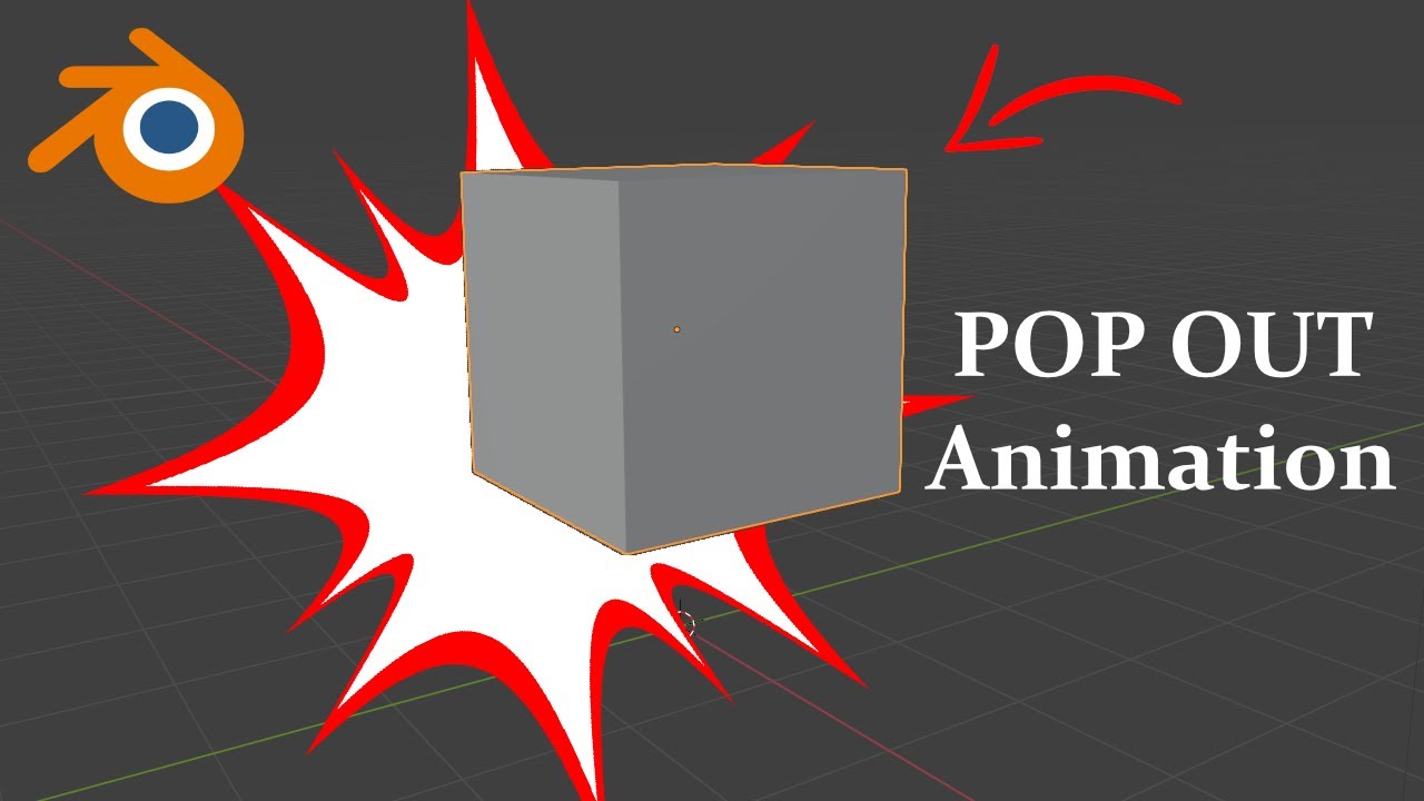 Blender - How To Do The POP OUT Animation - YouTube