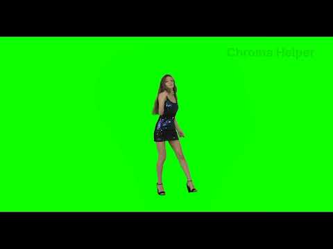 Girl Dancing in black dress green screen, green screen girl download #dance #greenscreen #lady #girl