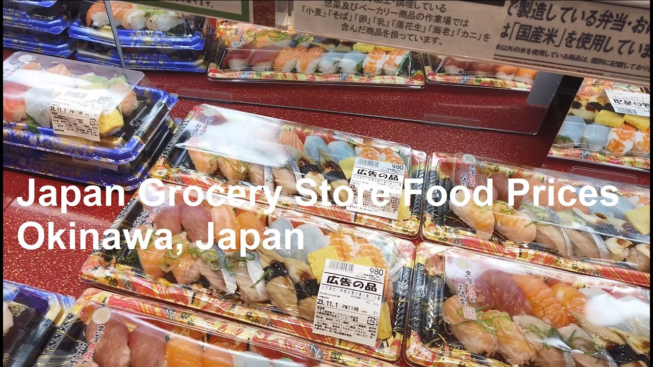 Grocery Store Food Prices in Okinawa Japan | AEON MaxValu Supermarket ...