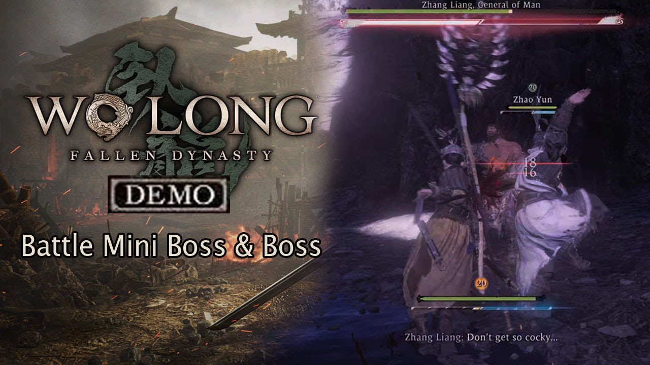 Wo-Long Demo -Battle Mini Boss + Boss วิ่งสู้มินิบอสและบอส #pae8tube ...