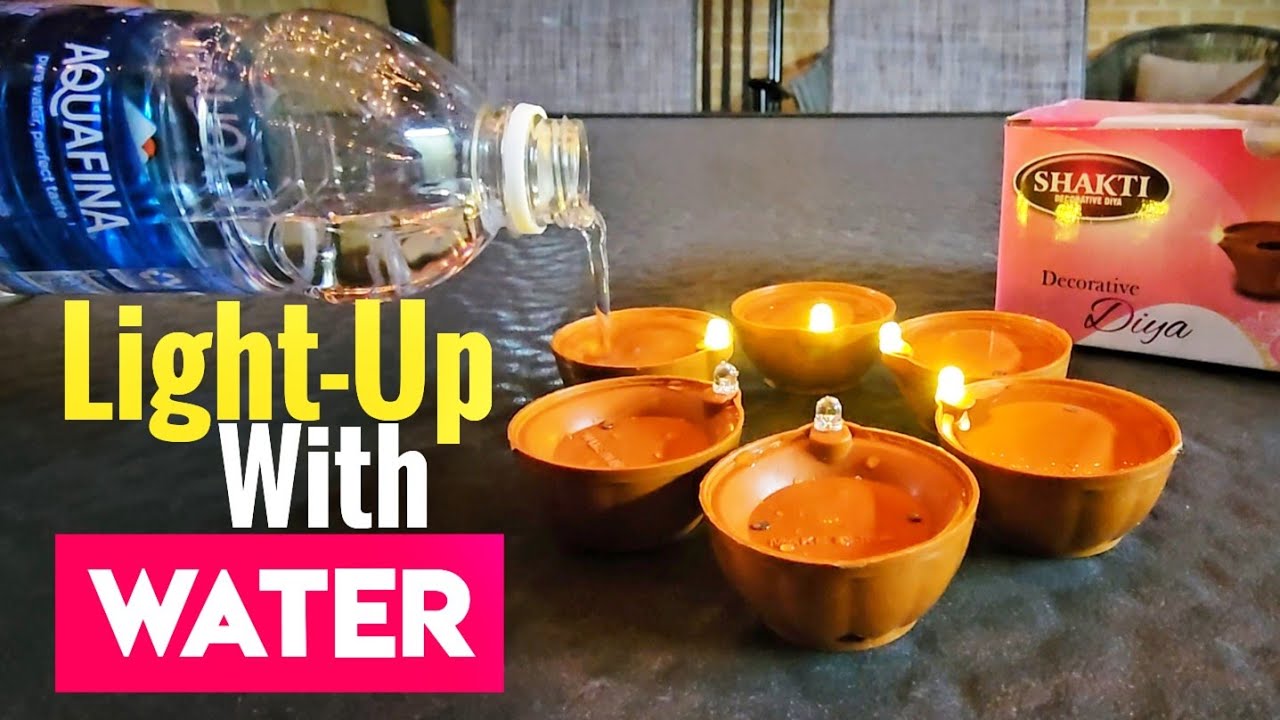 Water-Powered Diyas 🪔 : Safe, Unique, and Perfect for Diwali! #diwali ...