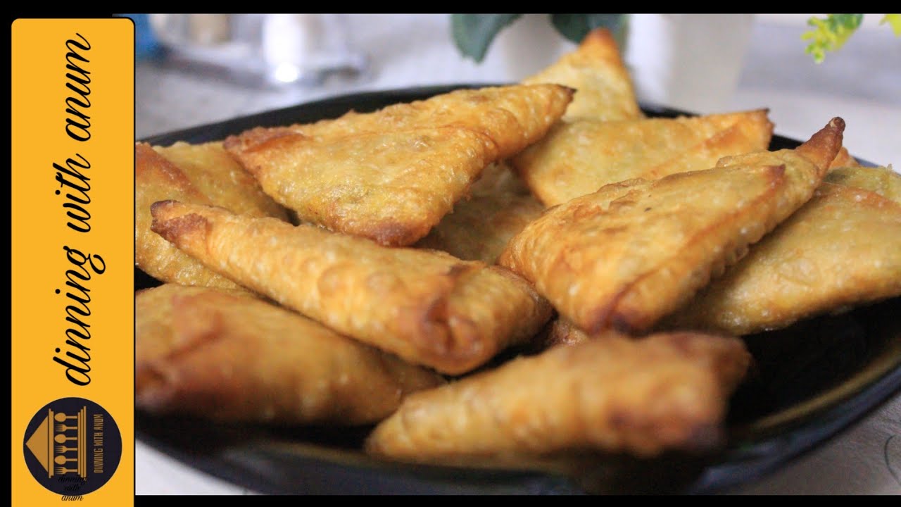 Aloo k samosay recipe by dining with anum ~ chatpatta aloo ka samosa ...