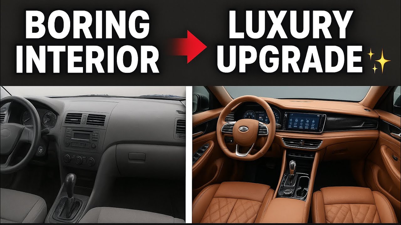 🚗 “Boring Interior Luxury Upgrade ”🔥 Full Transformation | Must Watch ...