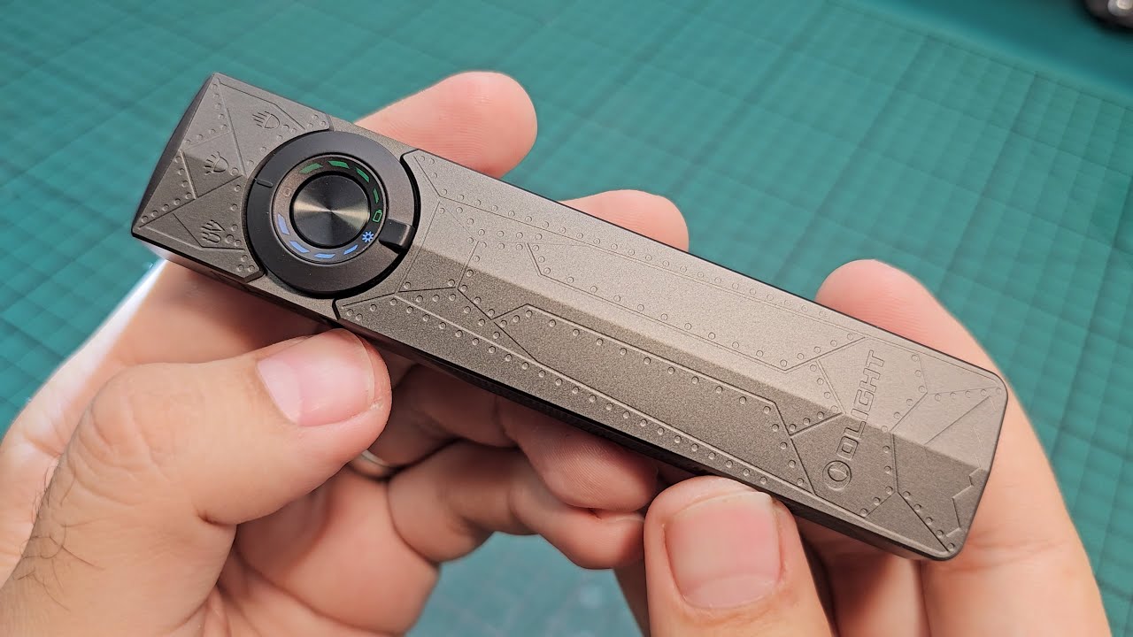 OLIGHT ArkPro EDC Flashlight (White Flood & Spot/Laser Pointer/UV Light ...