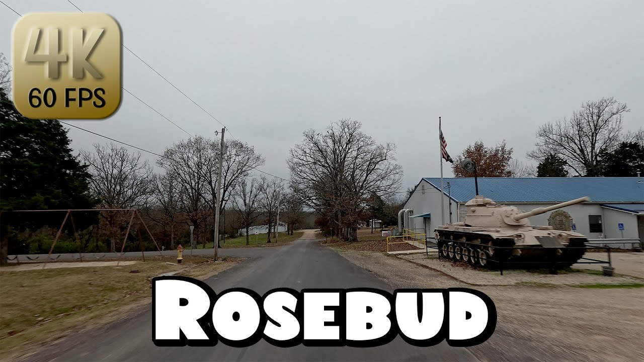 Driving Around Small Town Rosebud, Missouri in 4k Video - YouTube