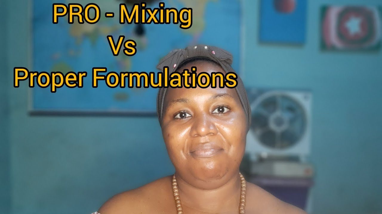 Cosmetic Formulations vs PRO - Mixing Formulations - w/v% ||SKIN & HAIR Products Recipees || Q ...