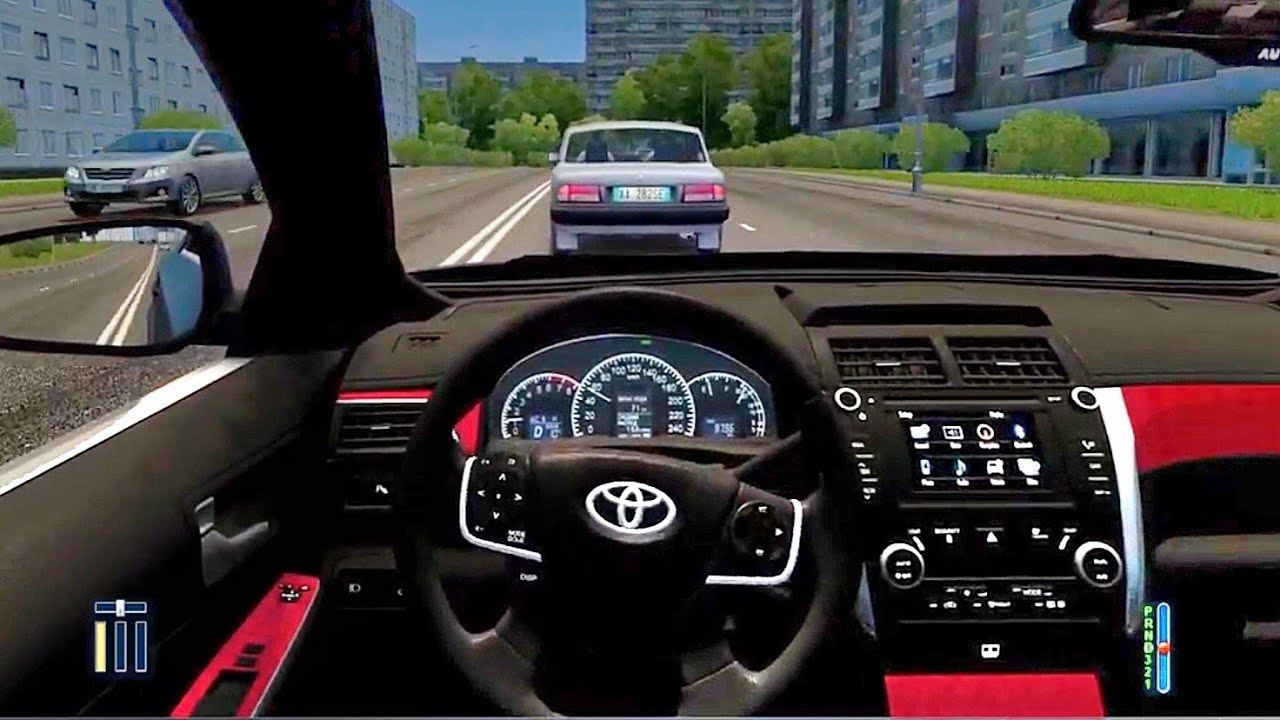 City Car Driving | Toyota Camry 2012 XV50 3.5L | Normal Driving - YouTube
