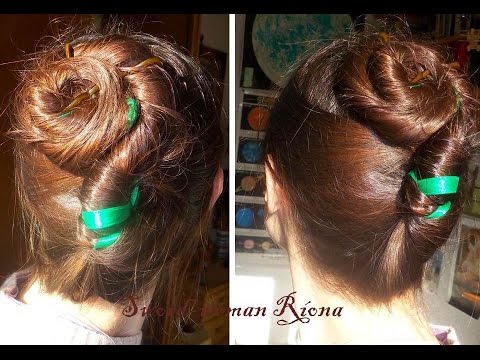 Hairstyle tutorial - Seashell bun - YouTube