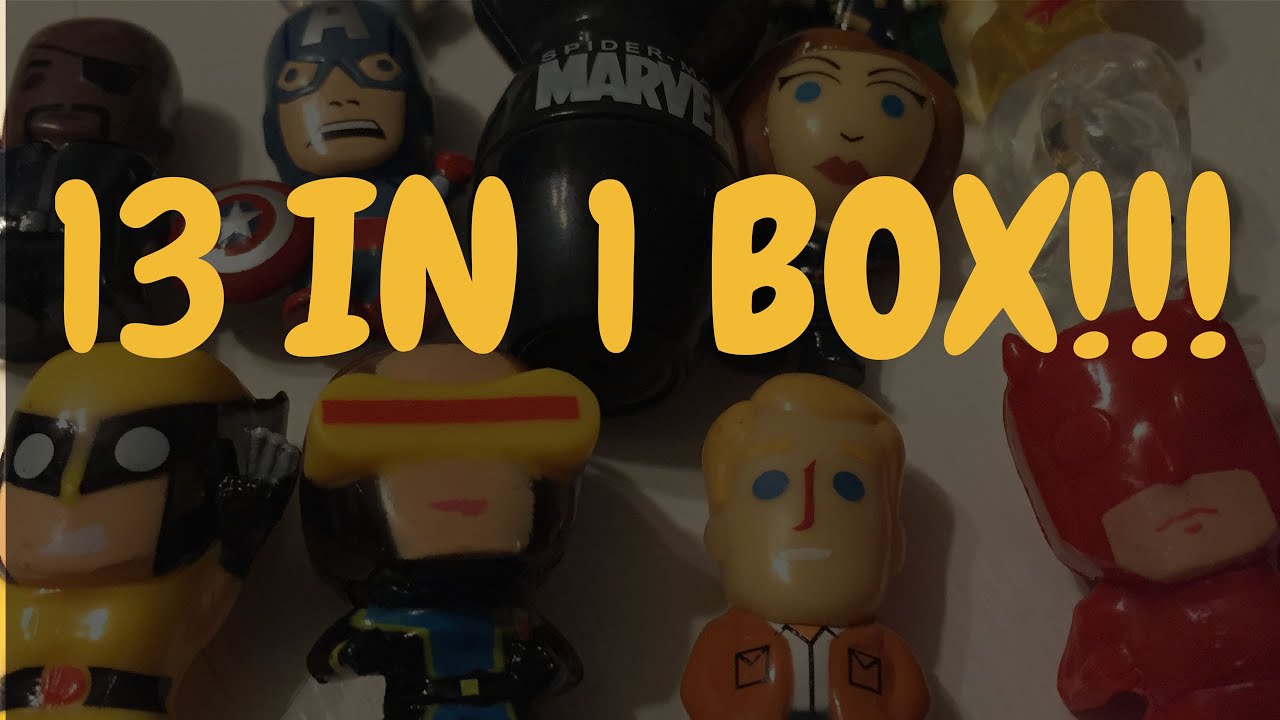 Marvel Comics Blind Box 13 Toys In One Box!!! Unboxing Opening - YouTube