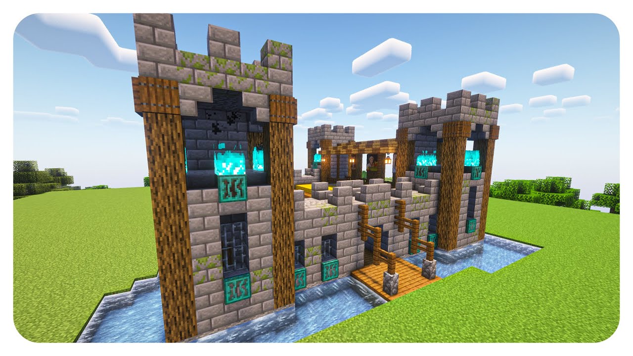 Minecraft Ultimate Fortress Base Tutorial⚒️🏠 - YouTube